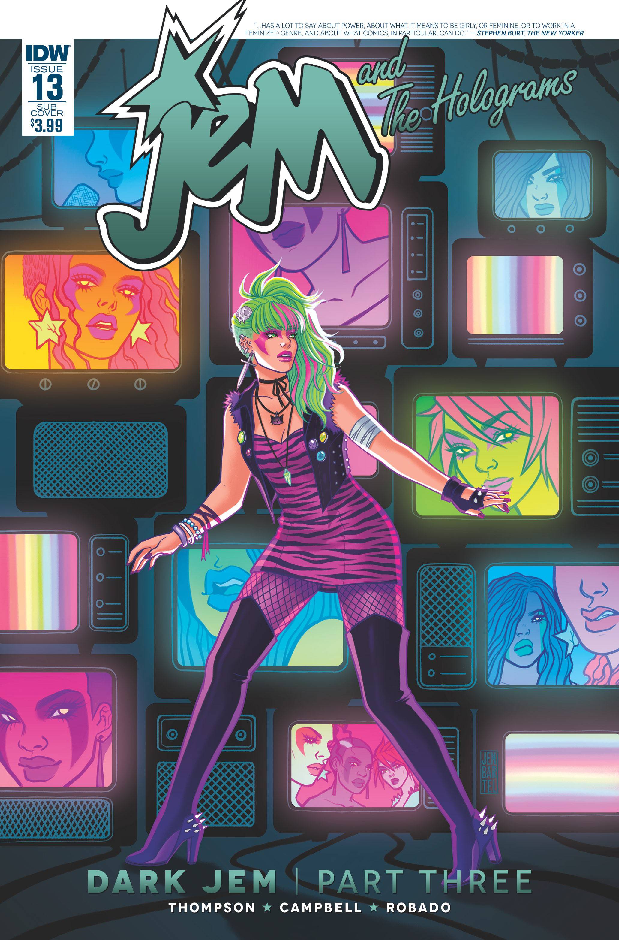 JEM & THE HOLOGRAMS #13 SUBSCRIPTION VAR