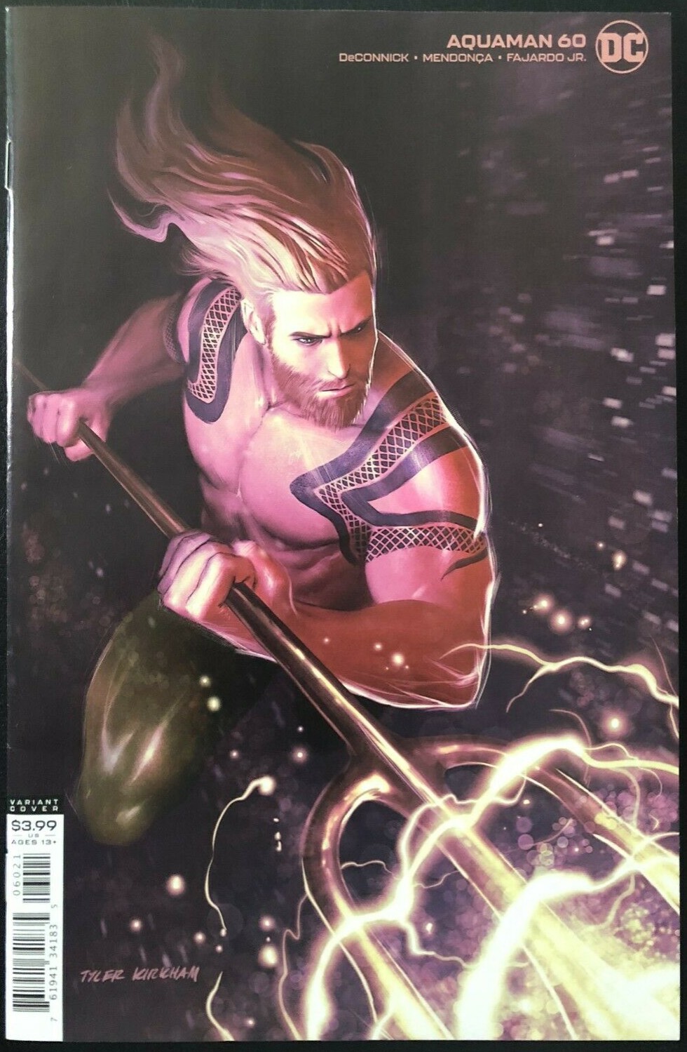 AQUAMAN #60 TYLER KIRKHAM VARIANT COVER