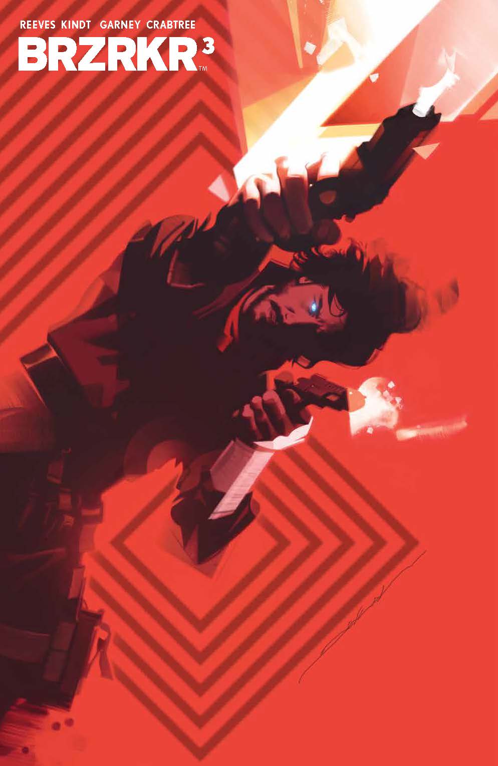 BRZRKR (BERZERKER) #3 (OF 12) COVER D DEKAL FOIL