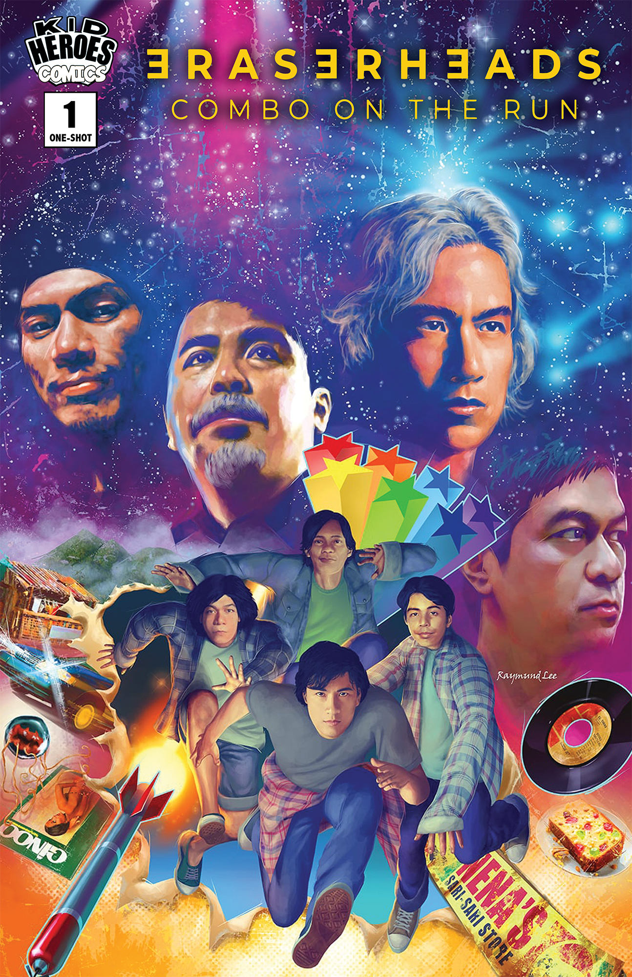 ERASERHEADS: COMBO ON THE RUN #1 COVER A RAYMUND LEE