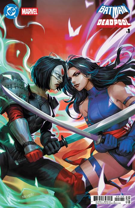 DC MARVEL BATMAN DEADPOOL #1 (ONE SHOT) 2ND PRINT COVER D DERRICK CHEW